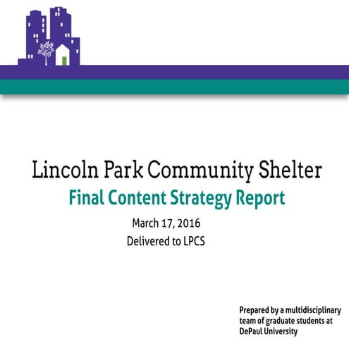 Content Strategy Report: LPCS | PPT