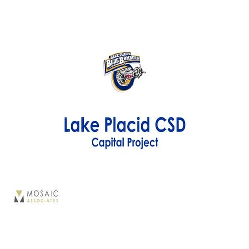 Lake Placid CSD 2016 capital project presentation | PDF
