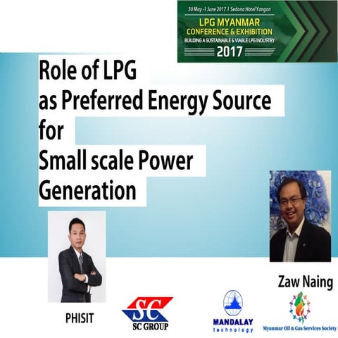 LPG as a power source for small and medium sized power plants (zaw ...