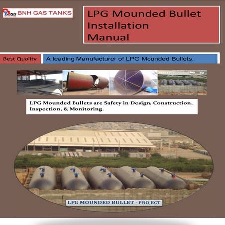 LPG MOUNDED BULLET INSTALLATION MANUAL | PDF