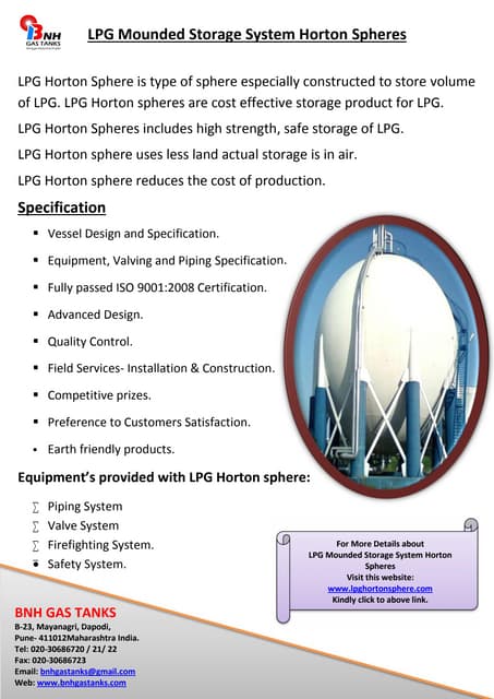 Guidelines for design construction and testing of lpg sphere | PDF