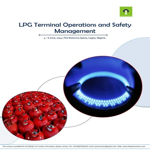 LPG Terminal Operations and Safety Management, Lagos | PDF