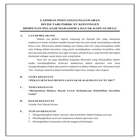 Contoh proposal osis | DOCX