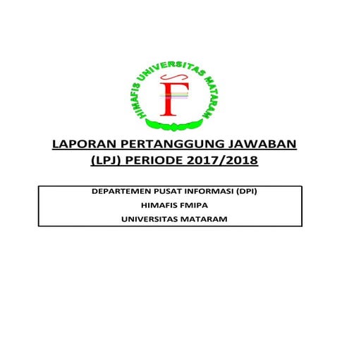 LPJ DPI Periode 2017/2018 | PDF