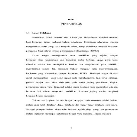 LPKP UT BAB I - BAB V | PDF