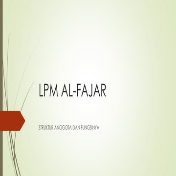 Lpm al fajar stai rakha | PPT