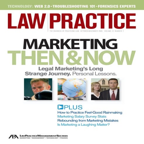 Law Practice magazine "History Of Law Firm Marketing" article | PDF