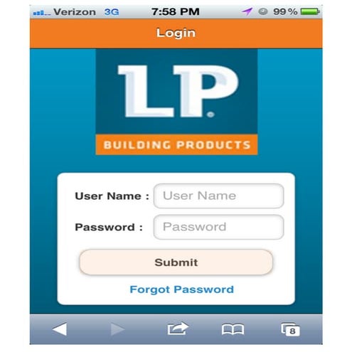 LP Products Mobile Web Comparison Tool | PDF
