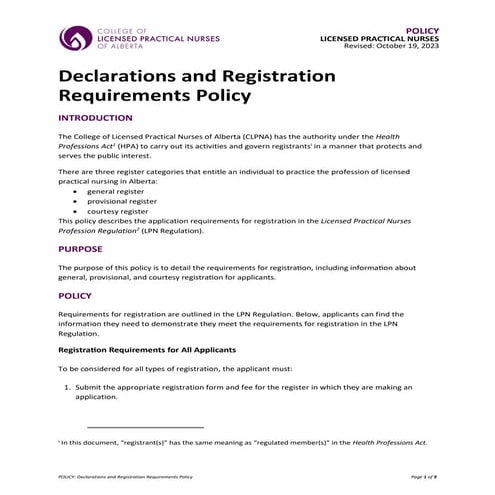 LPN-Policy-Declarations- nurse and requisitos-.pdf
