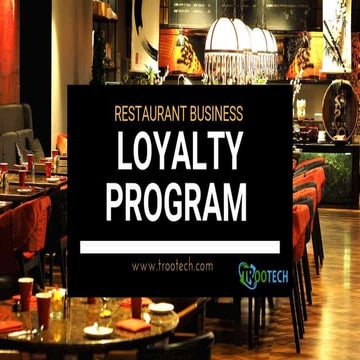 Restaurant loyalty program | PPT