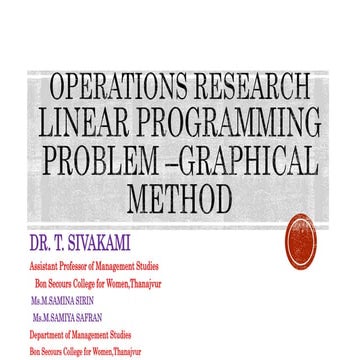 Lpp Graphical Method Pptx