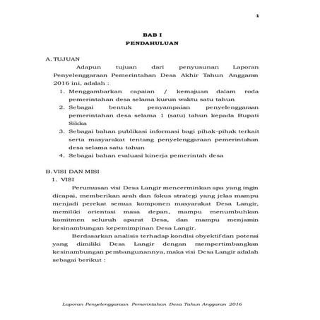 LPPD desa langir 2016 | DOCX