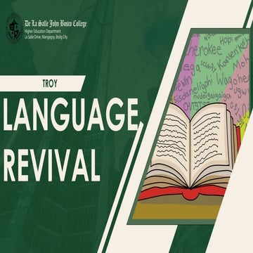 LPPMS - Language Death and RevivalThe revitalization of Hebrew in ...