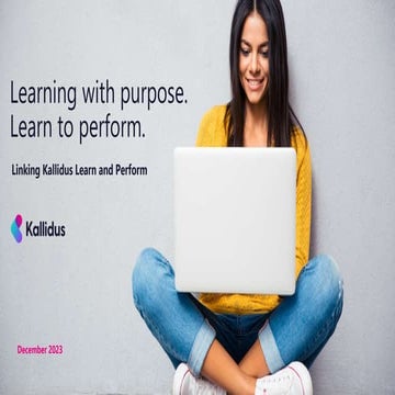 Kallidus Learn and Perform Together Jan 2024 | PPTX