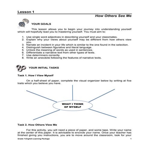 Lp secondquarter grade7english | PDF