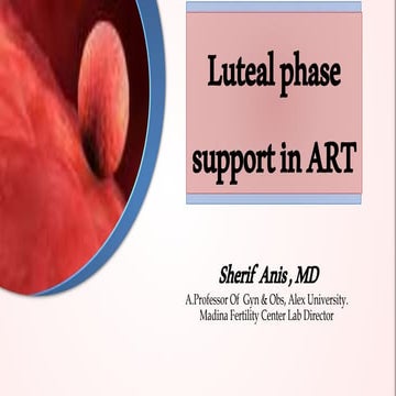 Luteal Phase Support in ART | PPT