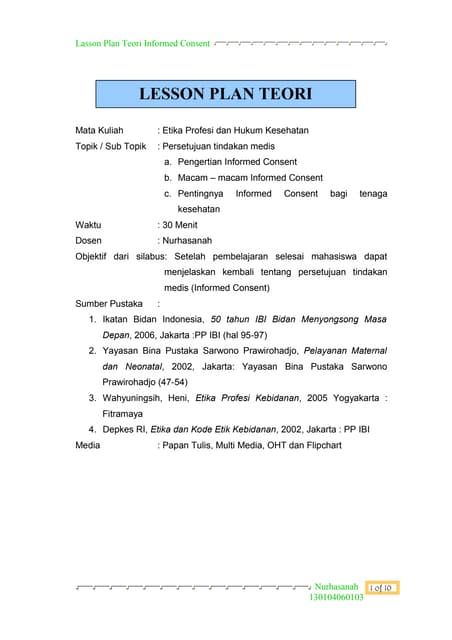 Informed Choice dan Informed Consent | PDF