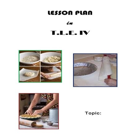 Lp tle iv making the pie crust | DOC