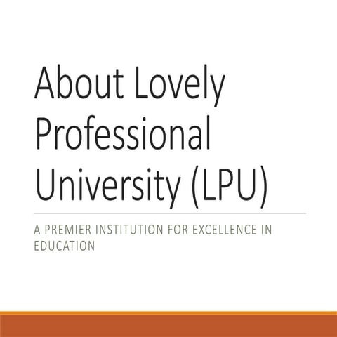 Lovely Professional University (LPU).pptx