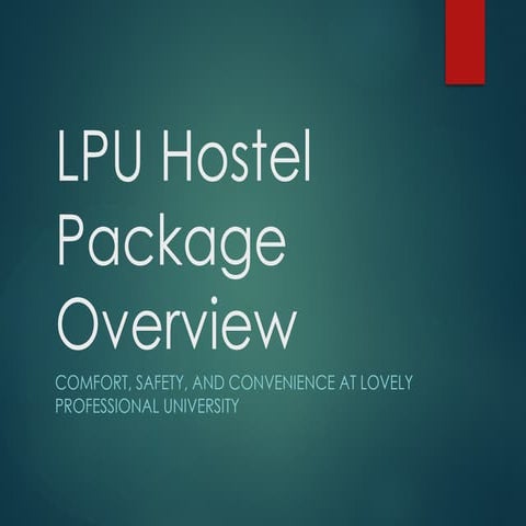 LPU_Hostel_Package_Overview.pptx........ | PPT
