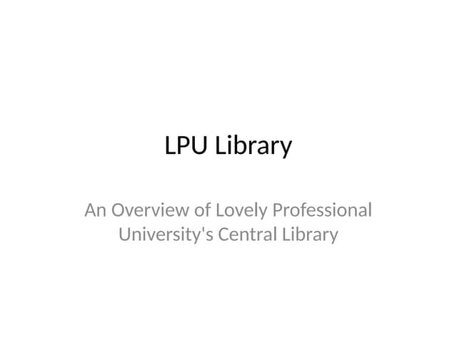 E-Library: Resources & Its Utilization | PPTX