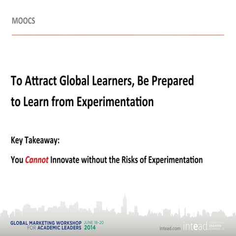 MOOCs (Massive Open Online Course) as Global Marketing Tools | PDF