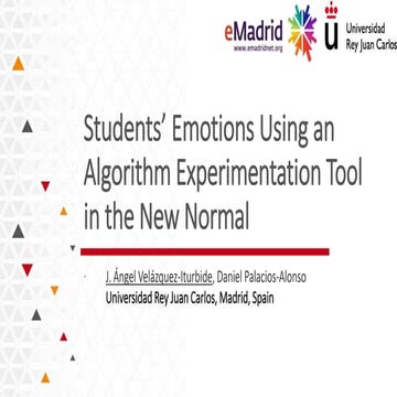 EDUCON 2021_Students' Emotions Using an Algorithm Experimentation Tool ...
