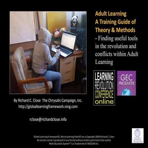 Adult Learning a Training Guide or Theories -Methods - Strategies | PPT