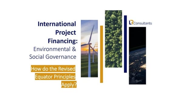 Project Cycle and the World Bank Environmental and Social Framework (ESF) | PPT