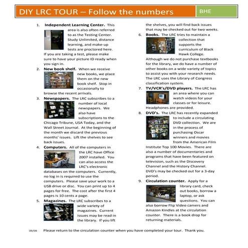 DIY LRC Tour | PDF