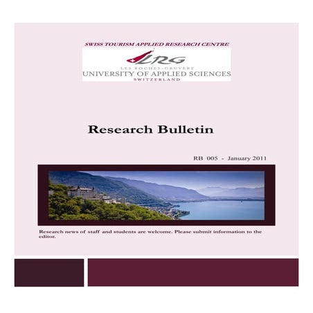 LRG - UAS Research Bulletin January 2011 | PDF | Business ...