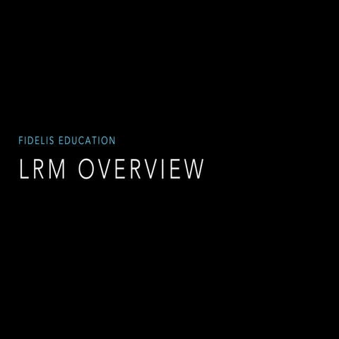 LRM Overview | PPT