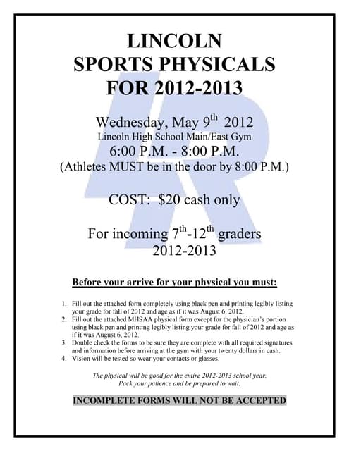 Lincoln Railsplitter High School Football presentations