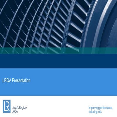 LRQA_presentation | PPT