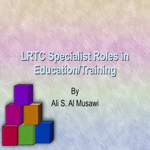LRTC role in education | PPT