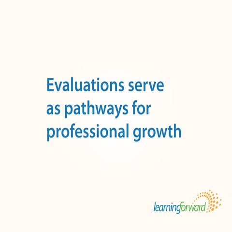 Teacher evaluations as pathways for professional growth | PDF