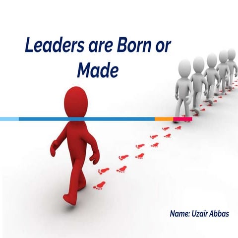 Leaders are born or made | PPTX