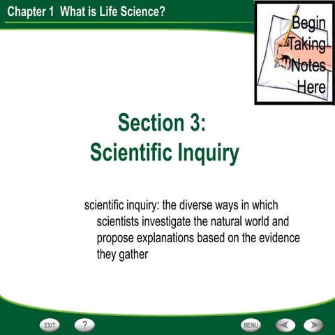 Chapter 1, Section 3 Think Like A Scientist | PPT