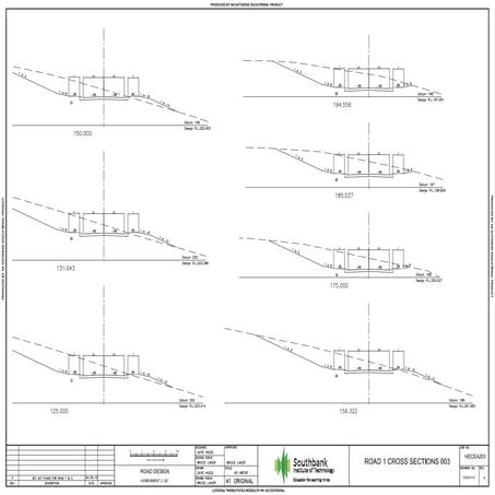 12D assignment road design cover sheet (1) | PDF