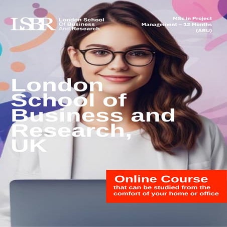 MSc in Project Management – 12 Months (ARU) - Delivered Online by LSBR ...