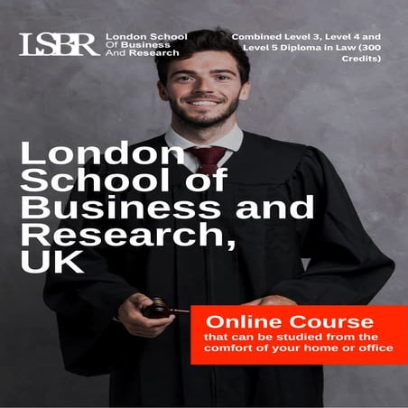 Combined Level 3, Level 4 and Level 5 Diploma in Law (300 Credits ...