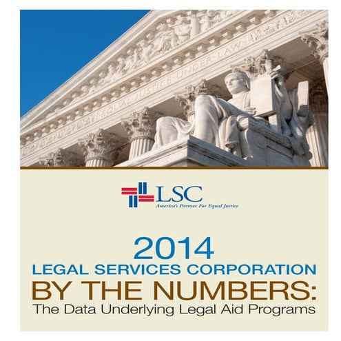LSC 2014 factbook | PDF | Government Support and Welfare | Financial ...