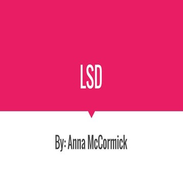 Lsd | PDF