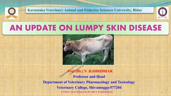 Lumpy skin disease | PPT