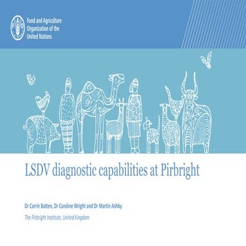 LSD symposium - C. Batten - LSDV diagnostic capabilities at Pirbright | PDF