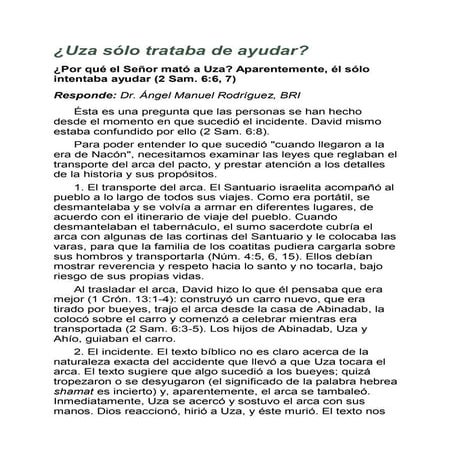 éL sólo trataba de ayudar | PDF