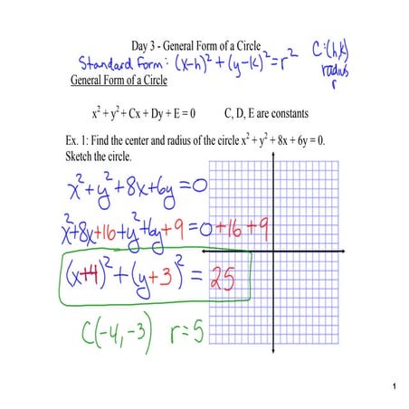 Algebra 2 Unit 4 Lesson 3 | PDF