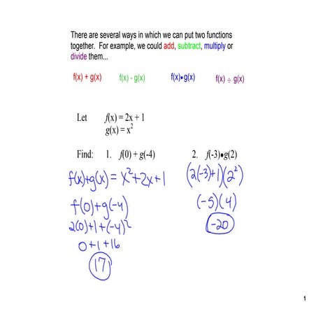 Algebra 2 Unit 5 Lesson 5 | PPT