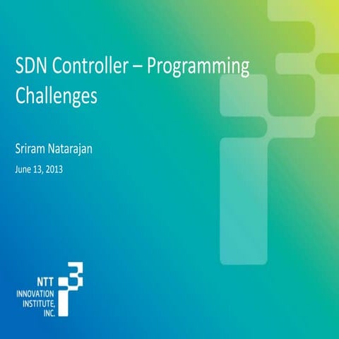 SDN Controller - Programming Challenges | PPT
