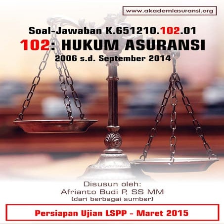 Buku Soal Jawab Lspp Aamai 102 Hukum Asuransi Tahun 2024 Pdf
